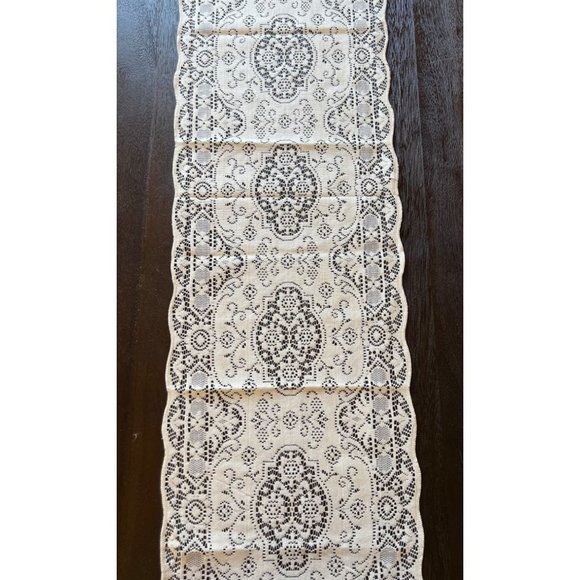 Quaker Lace | Dining | Vintage Quaker Lace Table Runner Cream Color New ...